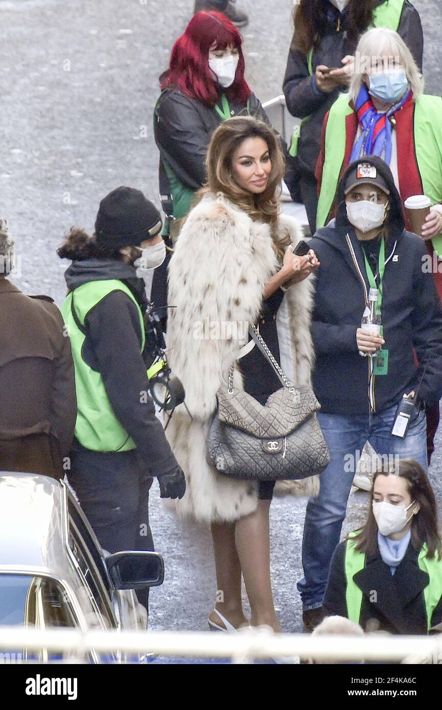 Rome, Italy. 22nd Mar, 2021. Rome - Gucci film set - Al Pacino, Lady ...