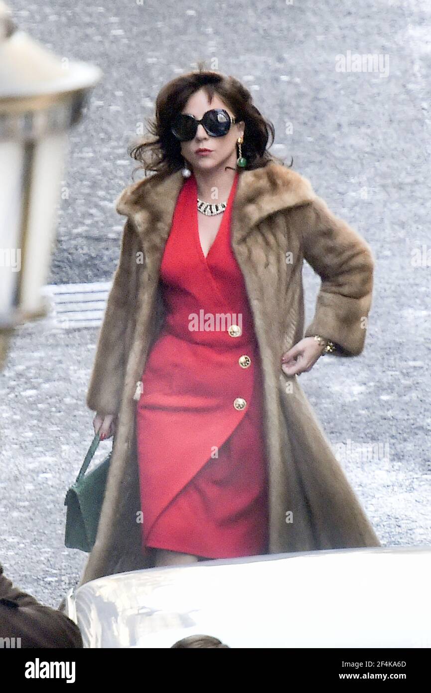 Rome, Italy. 22nd Mar, 2021. Rome - Gucci film set - Al Pacino, Lady ...