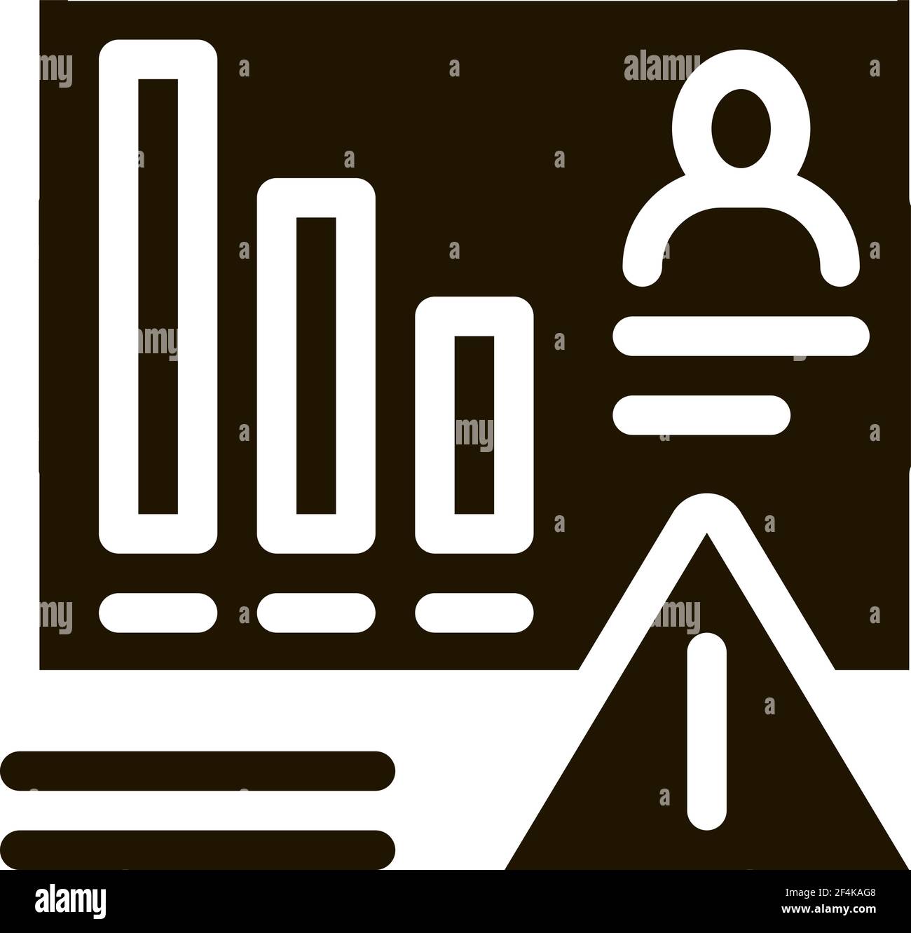 Statistician Report Tablet Icon Vector Stock Vector Image & Art - Alamy