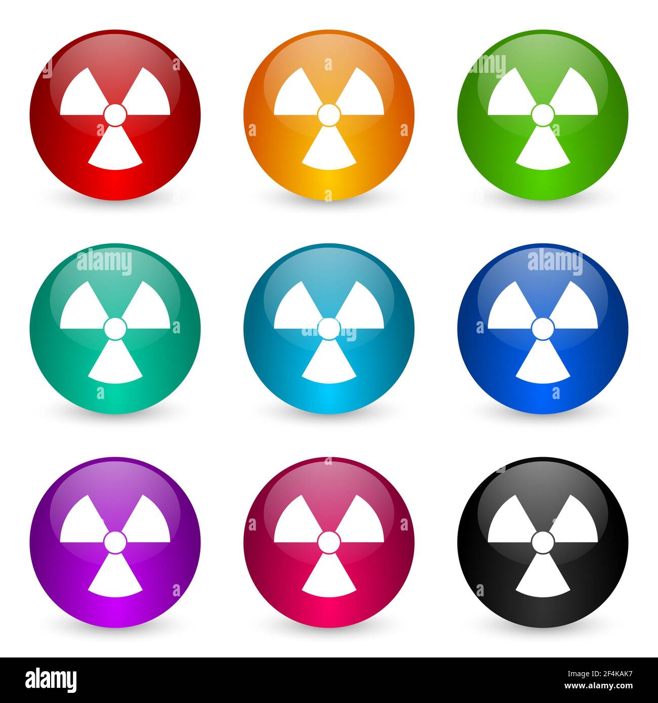 3d render nuclear reactor core Cut Out Stock Images & Pictures - Alamy