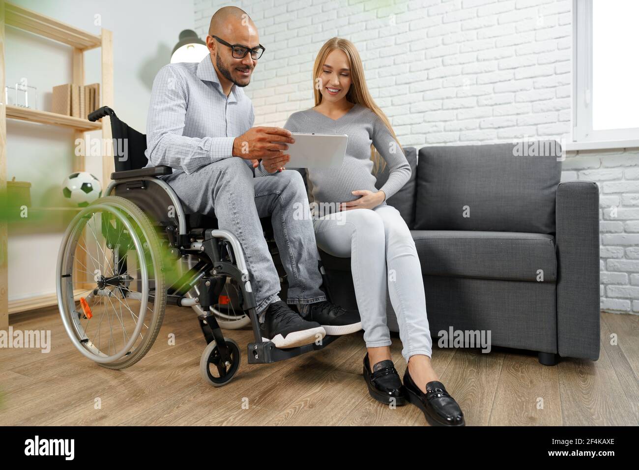 Pregnant Woman In Wheelchair