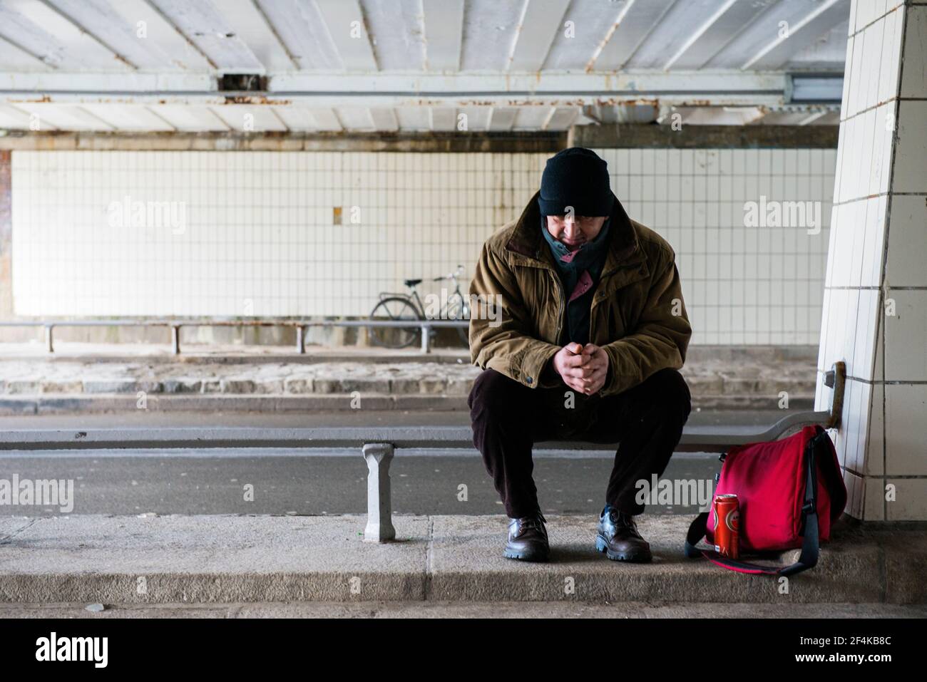 Amsterdam homeless man hi-res stock photography and images - Alamy