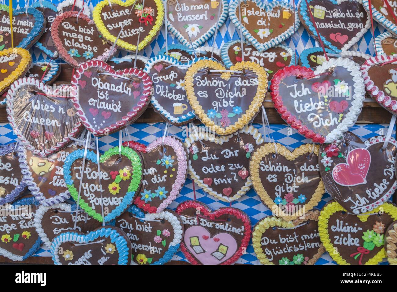 Oktoberfest with lebkuchen heart hi-res stock photography and images ...