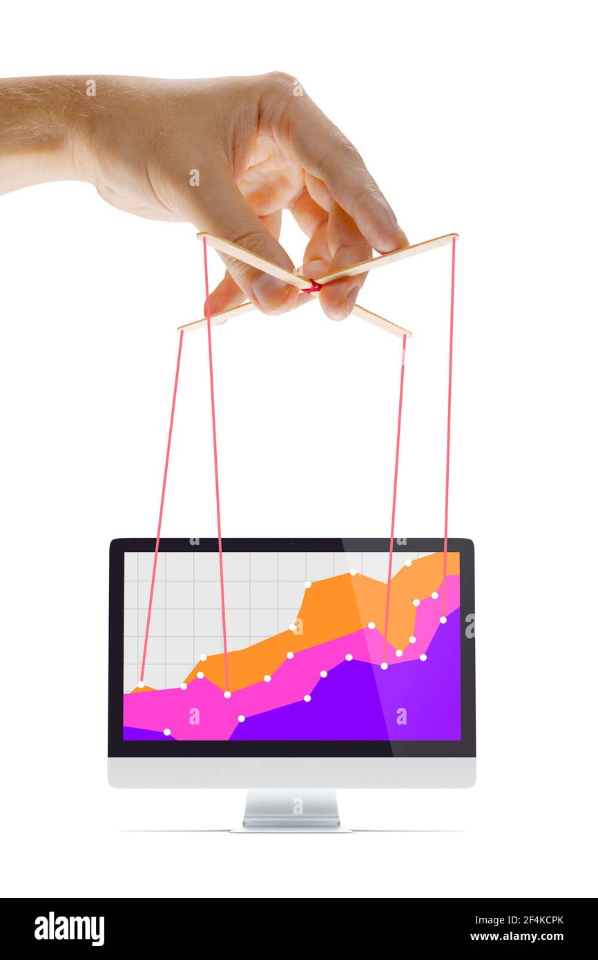 Data analysis graphs Cut Out Stock Images & Pictures - Alamy