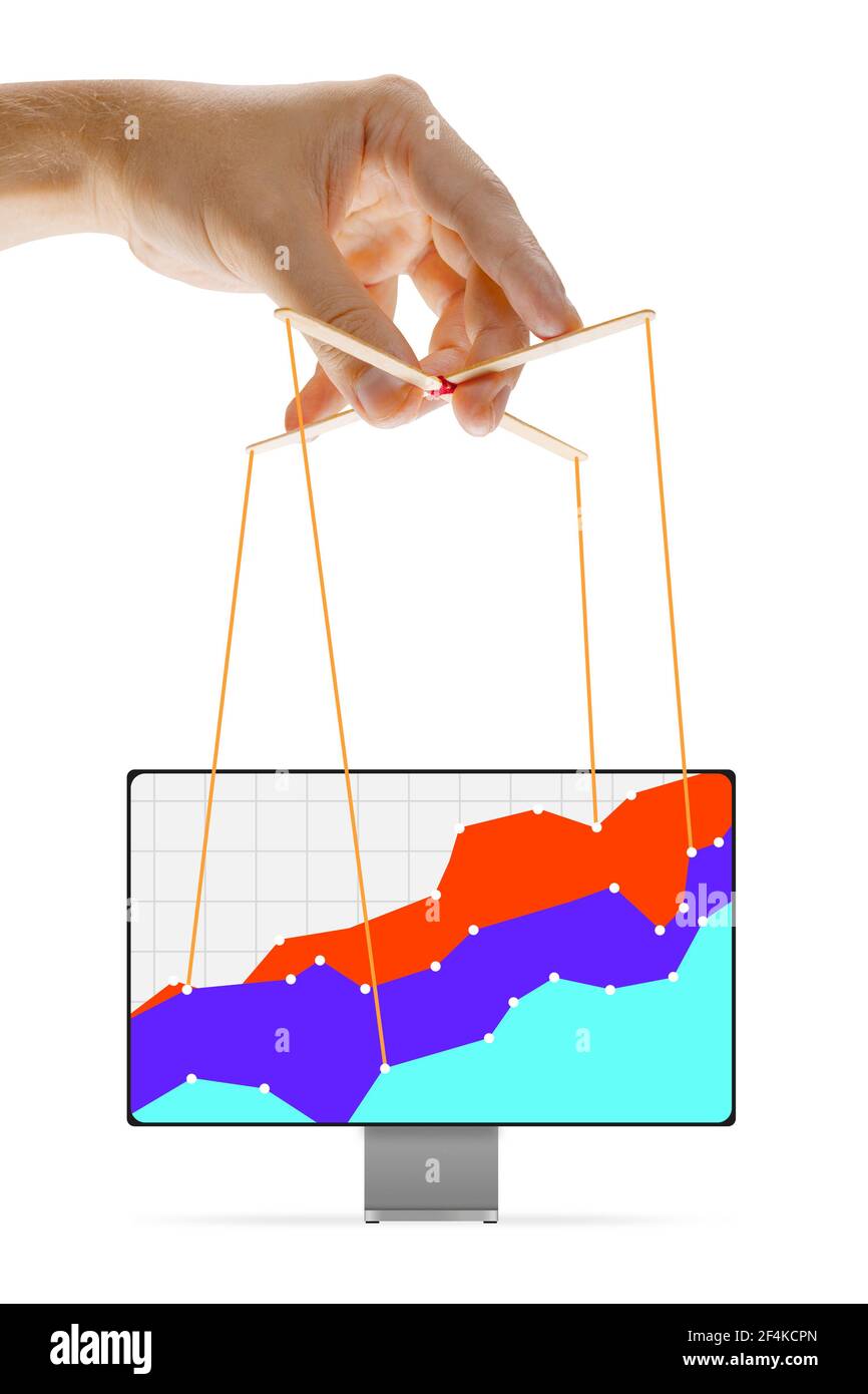 Data analysis graphs Cut Out Stock Images & Pictures - Alamy