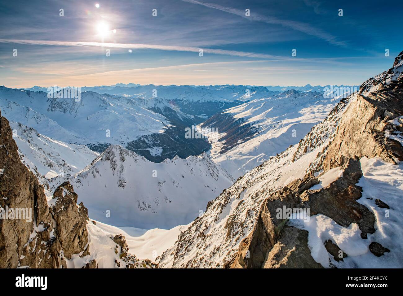 Beautiful view on the mountains in Austria Stock Photo - Alamy