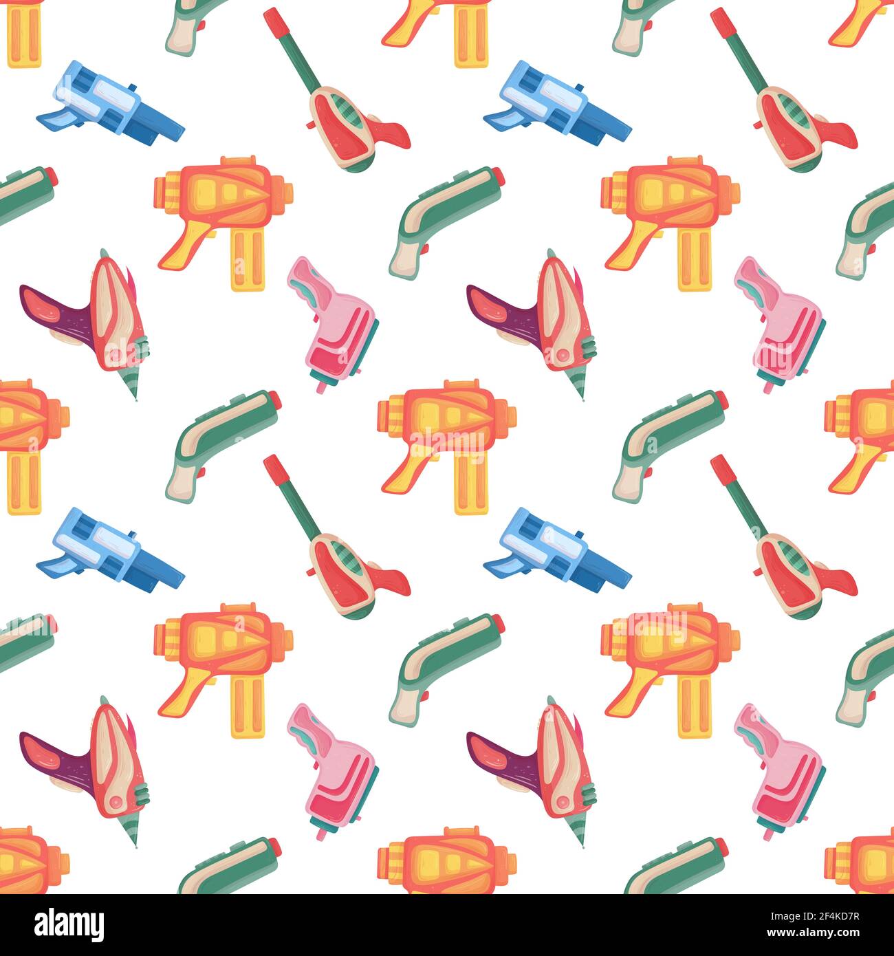 Orange toy gun Stock Vector Images - Alamy