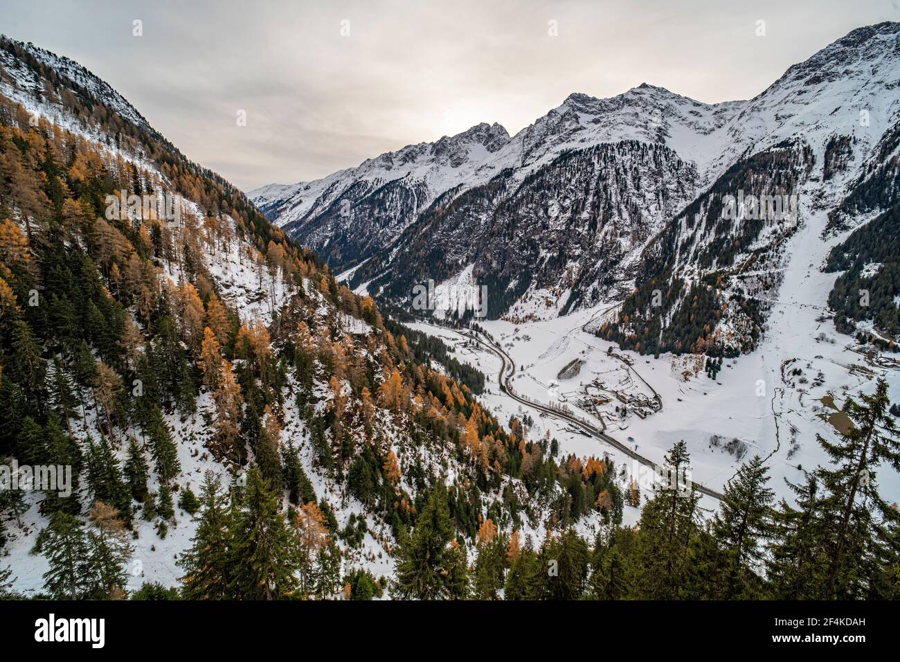 Beautiful view on the mountains in Austria Stock Photo - Alamy