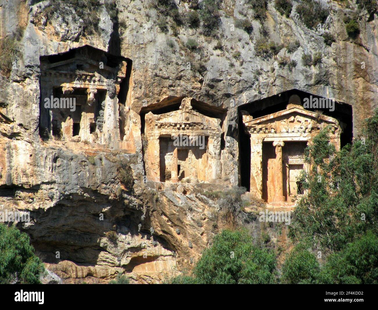 Famous rock tombs of turkey hi-res stock photography and images - Alamy