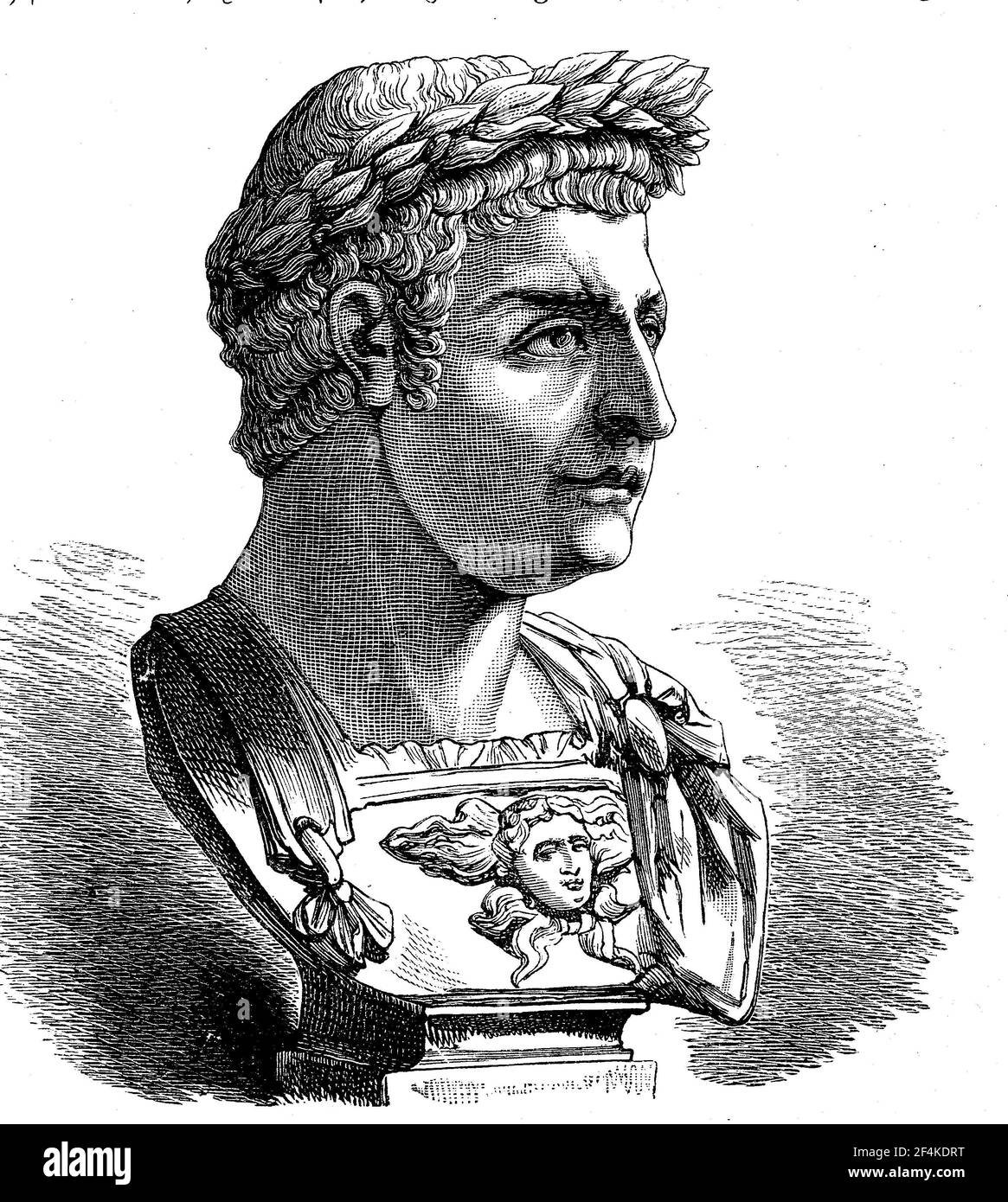 Domitian titus flavius domitianus Black and White Stock Photos & Images ...