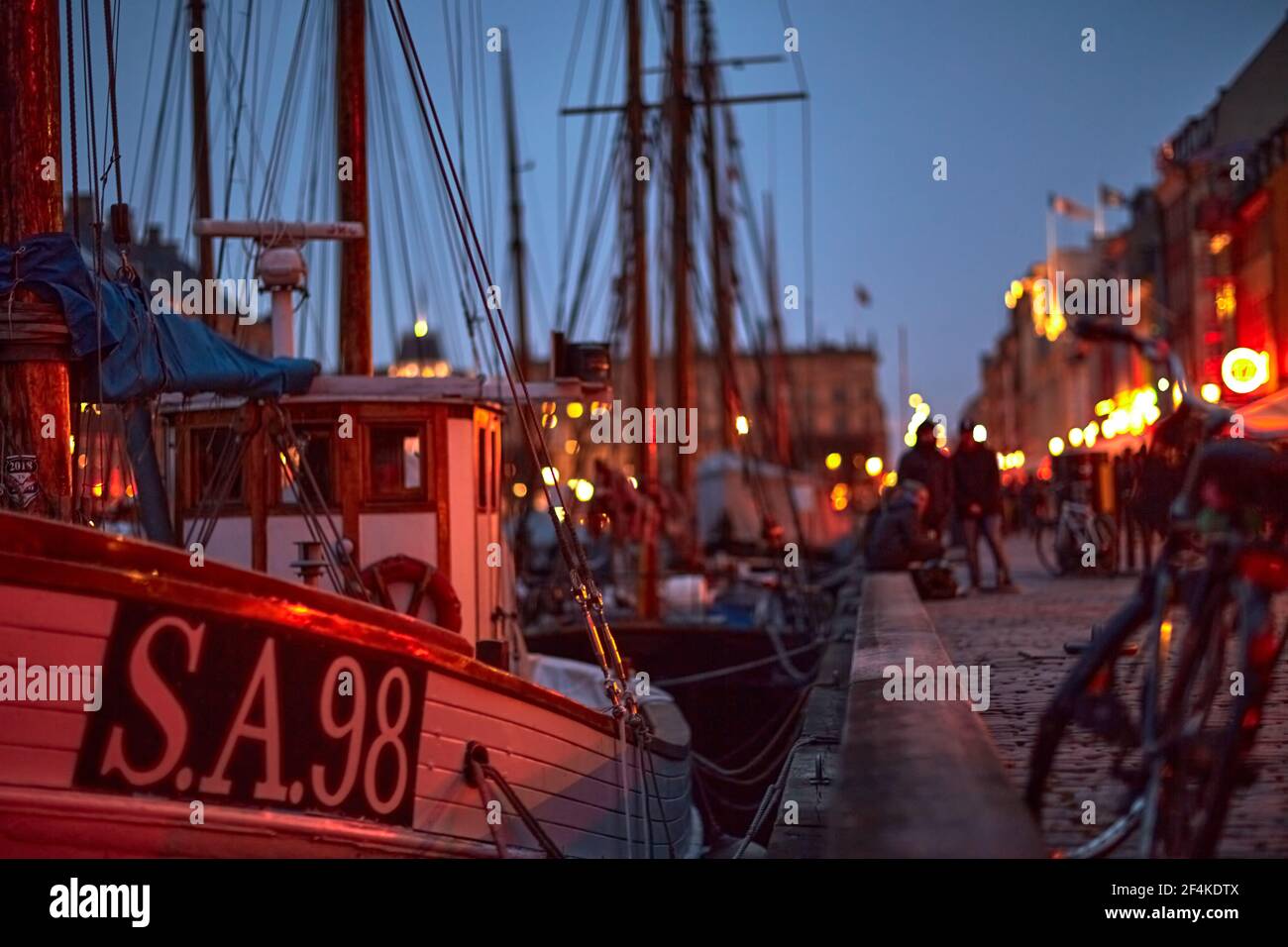 white boats in the clear water in copenhagen Stock Photo - Alamy