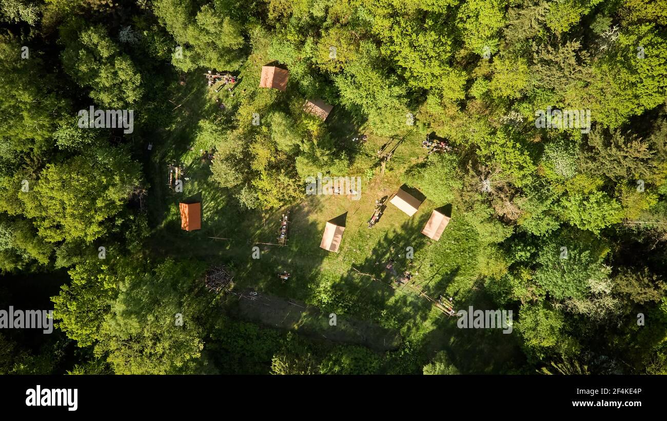Forest drone shot hi-res stock photography and images - Alamy