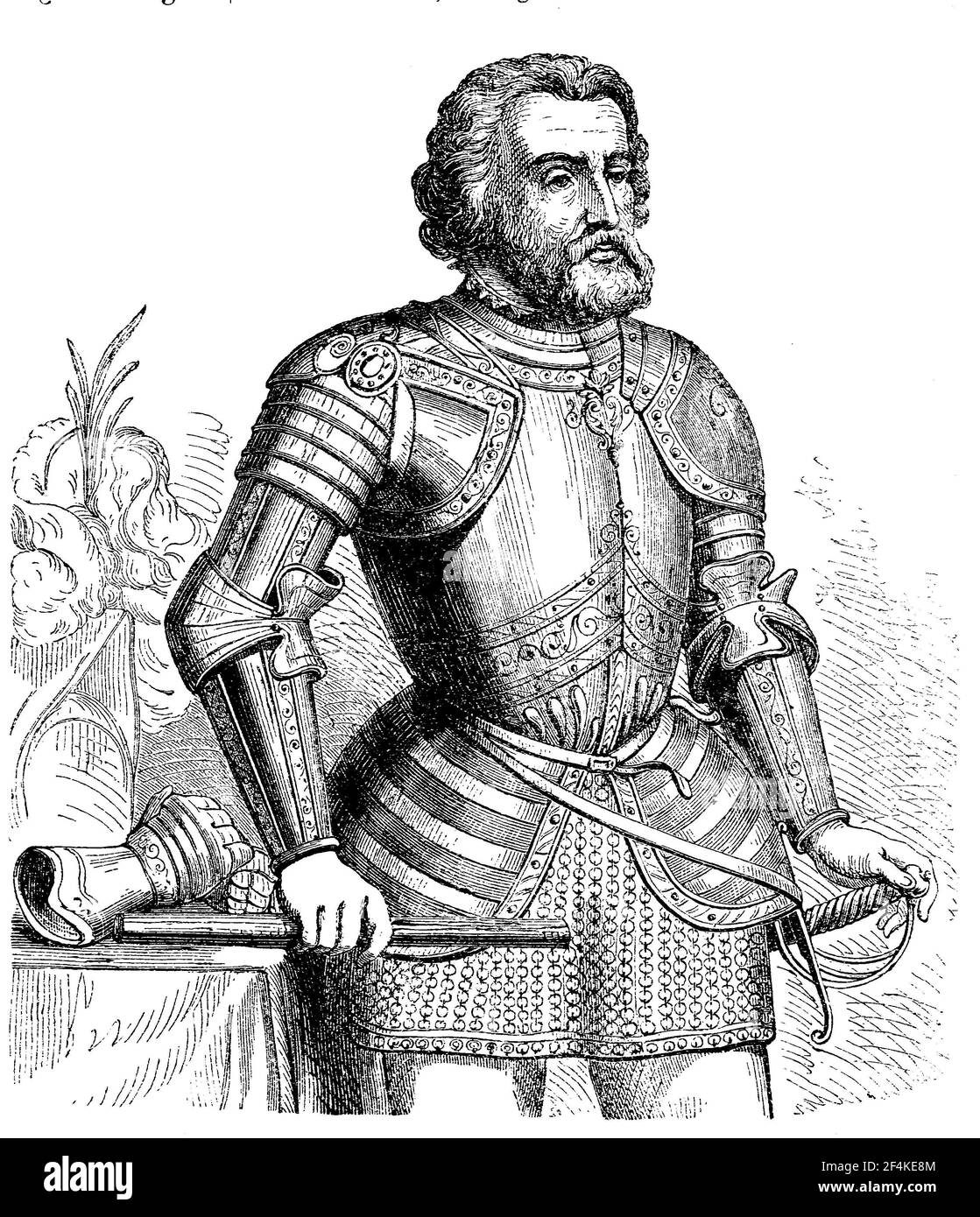 Hernan Cortes de Monroy y Pizarro Altamirano, Marques del Valle de ...