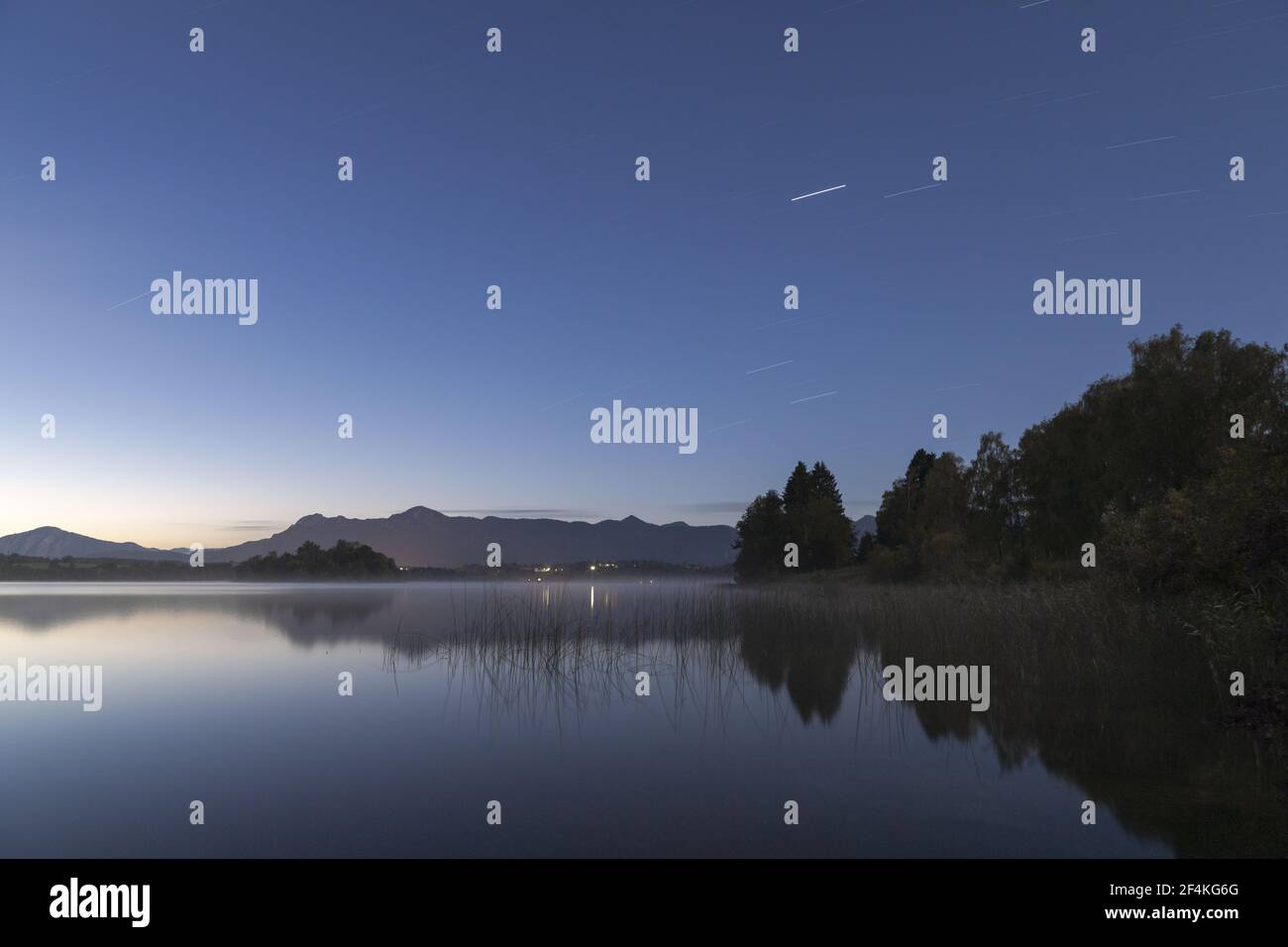 Autumn In Uffing In The Staffelsee High Resolution Stock Photography ...