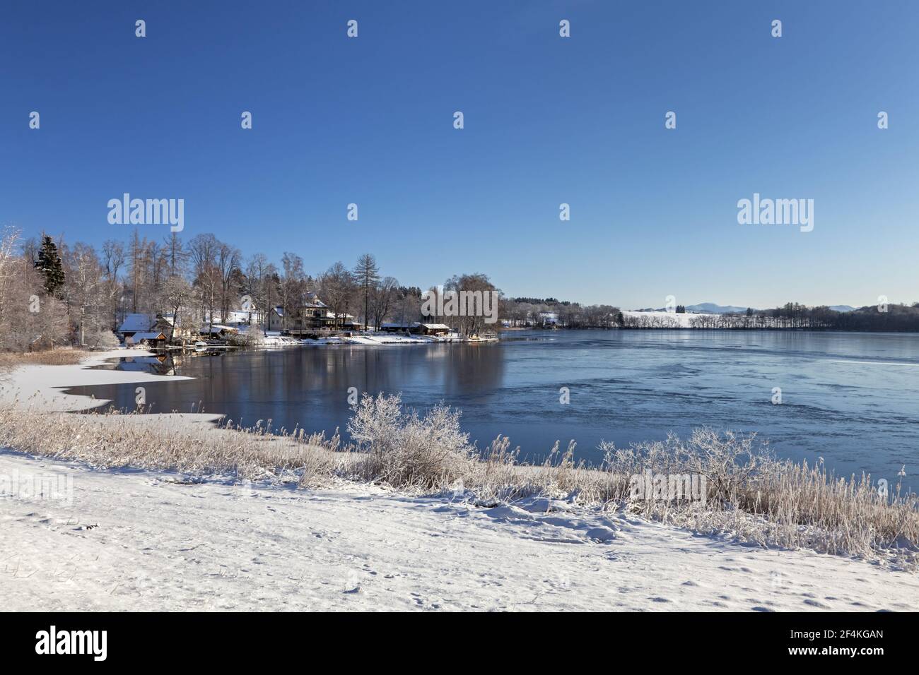 geography / travel, Germany, Bavaria, Uffing at Staffelsee (Lake ...