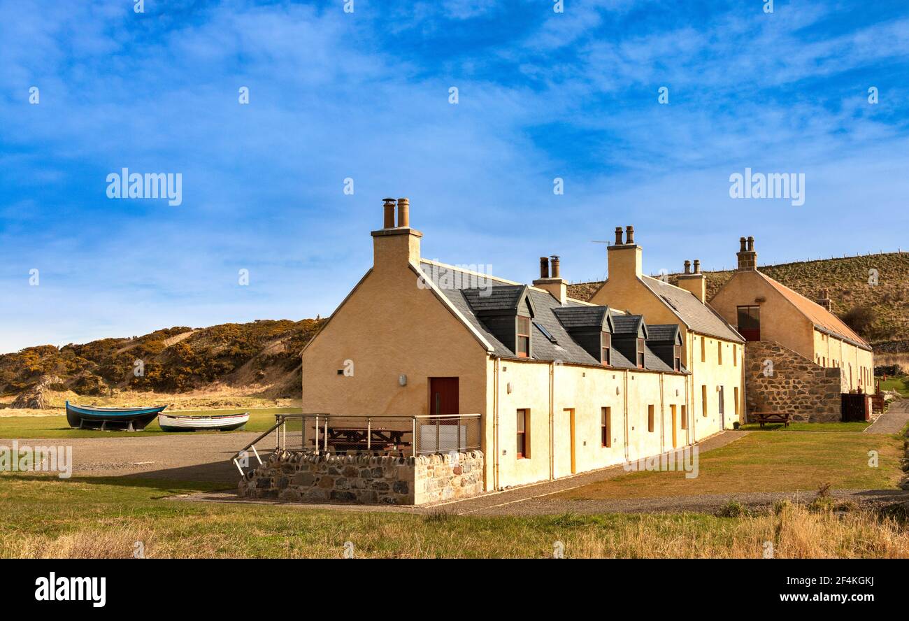 PORTSOY MORAY FIRTH ABERDEENSHIRE SCOTLAND MODERNISED BUILDINGS OF THE ...