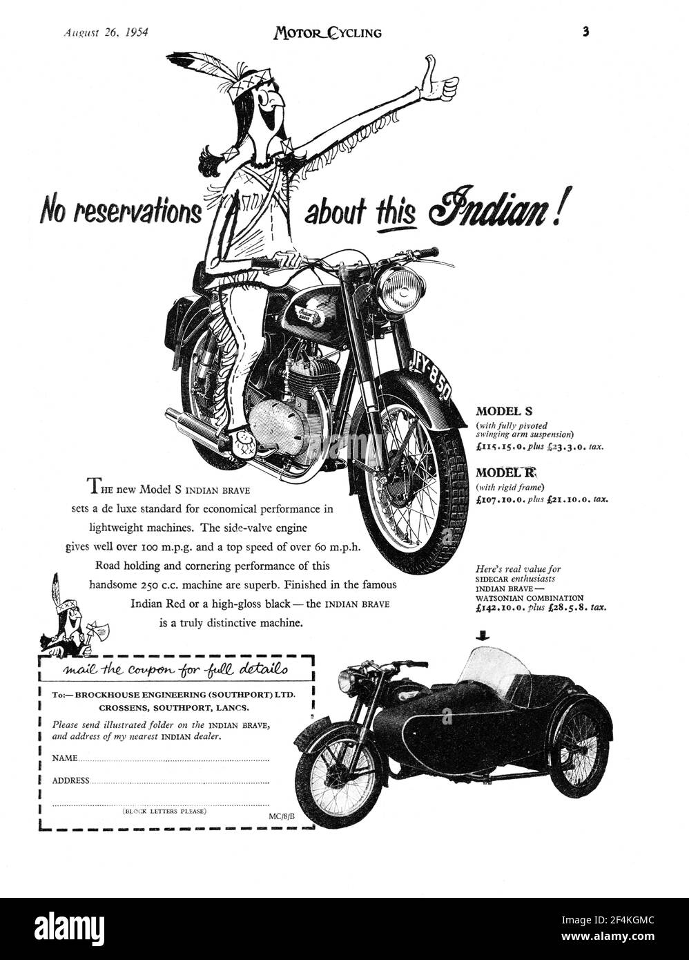 Vintage indian motorcycle Cut Out Stock Images & Pictures - Alamy
