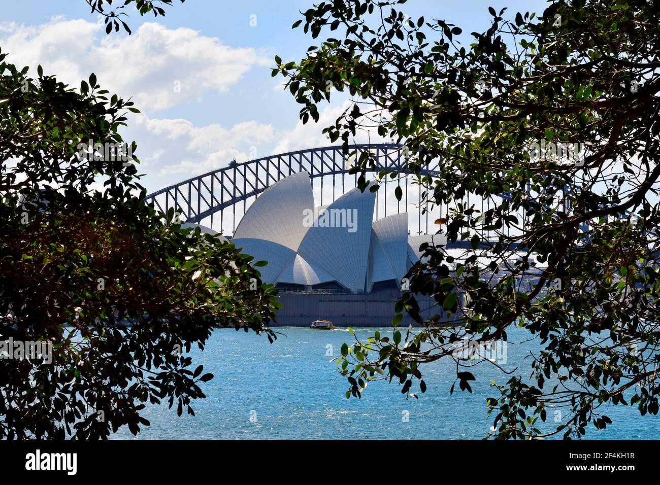 Sydney, NSW, Australia - October 31, 2017: View to Sydney Opera ...