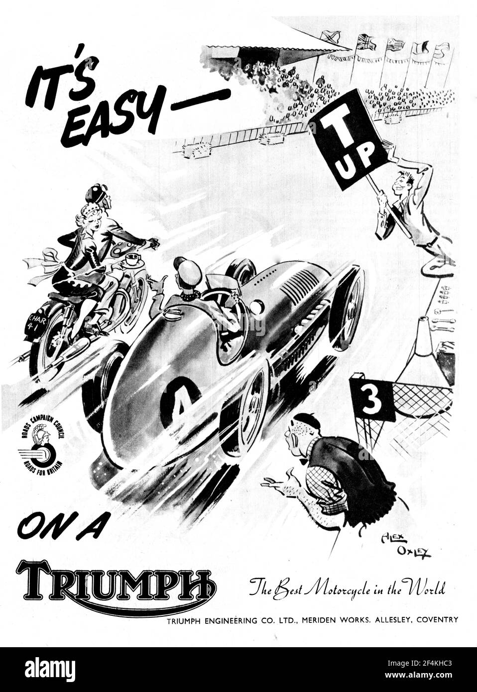 A vintage Triumph advert from Motorcycling magazine, November 1955 ...