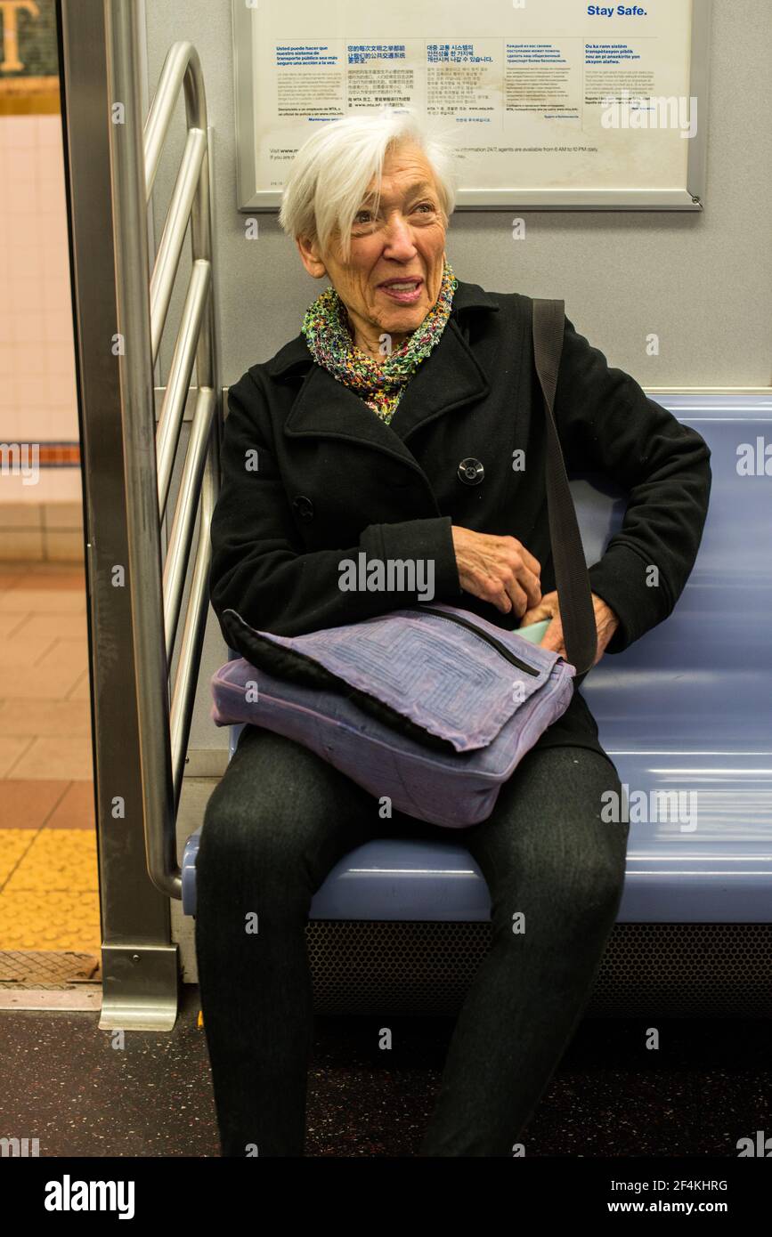 Usa senior adult woman commuting hi-res stock photography and images ...