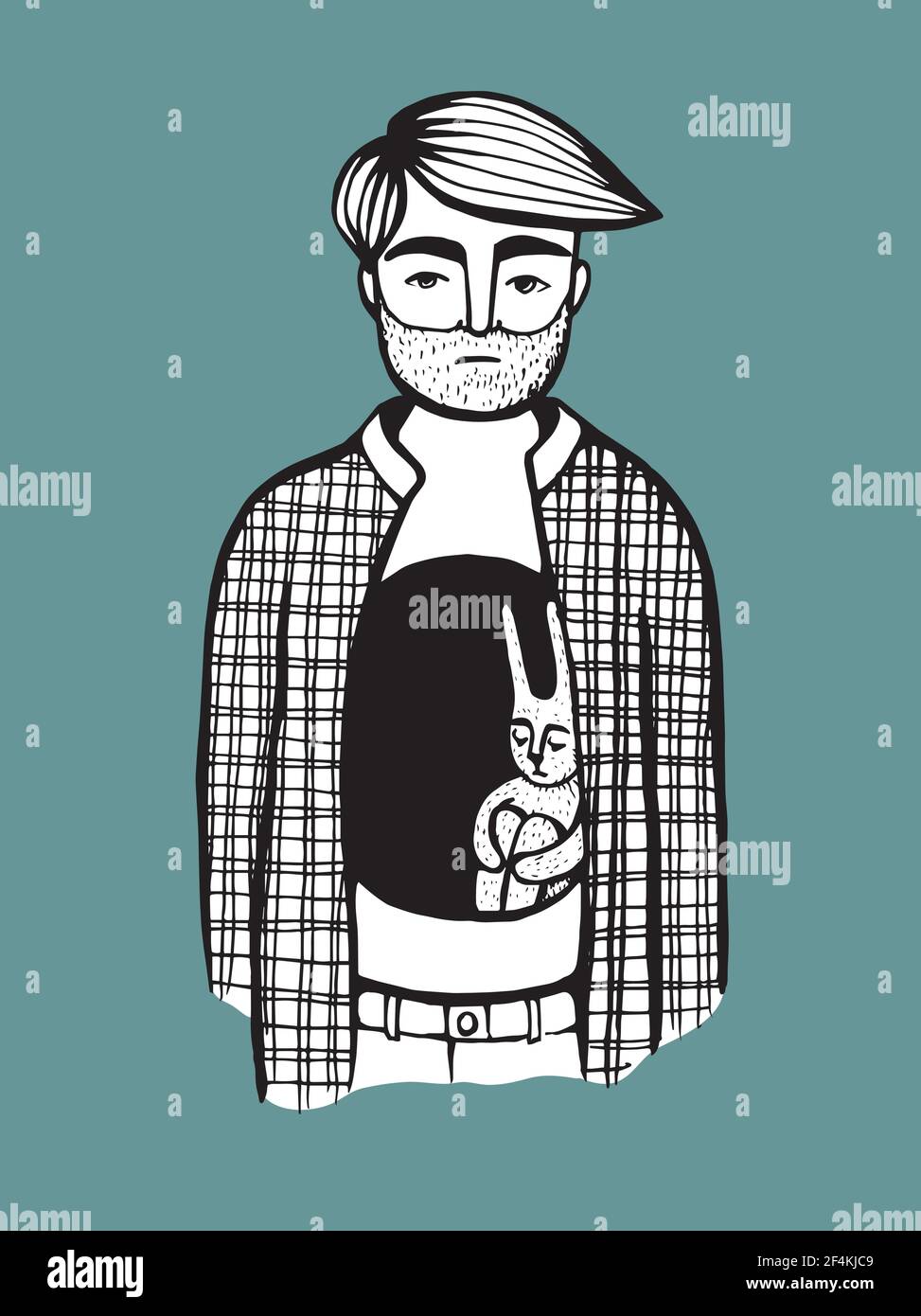 Sad chest Stock Vector Images - Alamy