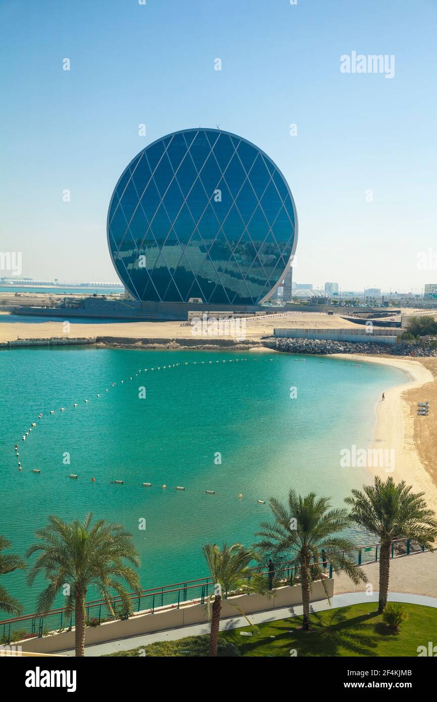 Uae aldar headquarters building hi-res stock photography and images - Alamy