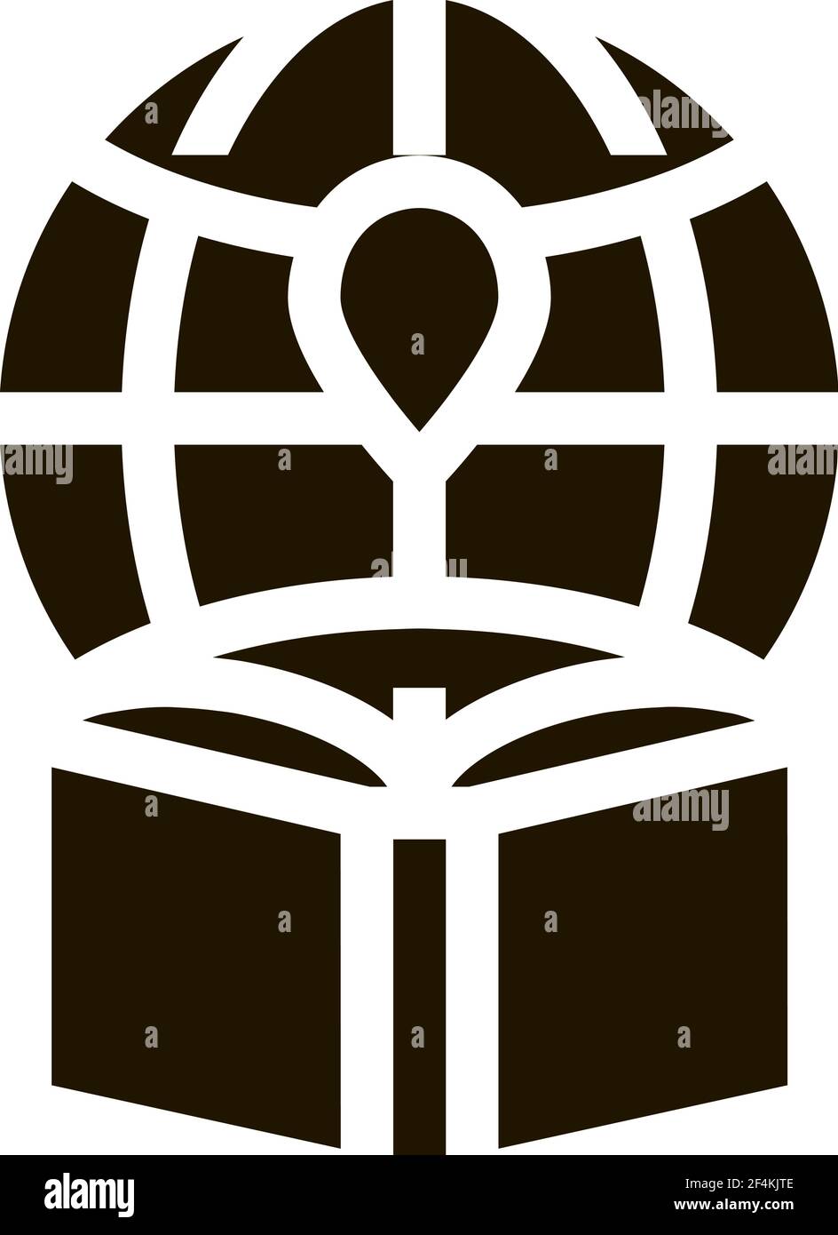 Atlas Geographic Map Book Icon Vector Stock Vector Image & Art - Alamy