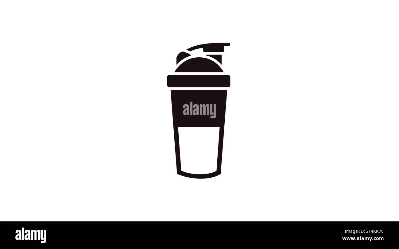 Vector Isolated Illustration of a Potein Shaker. Protein Shaker Icon ...
