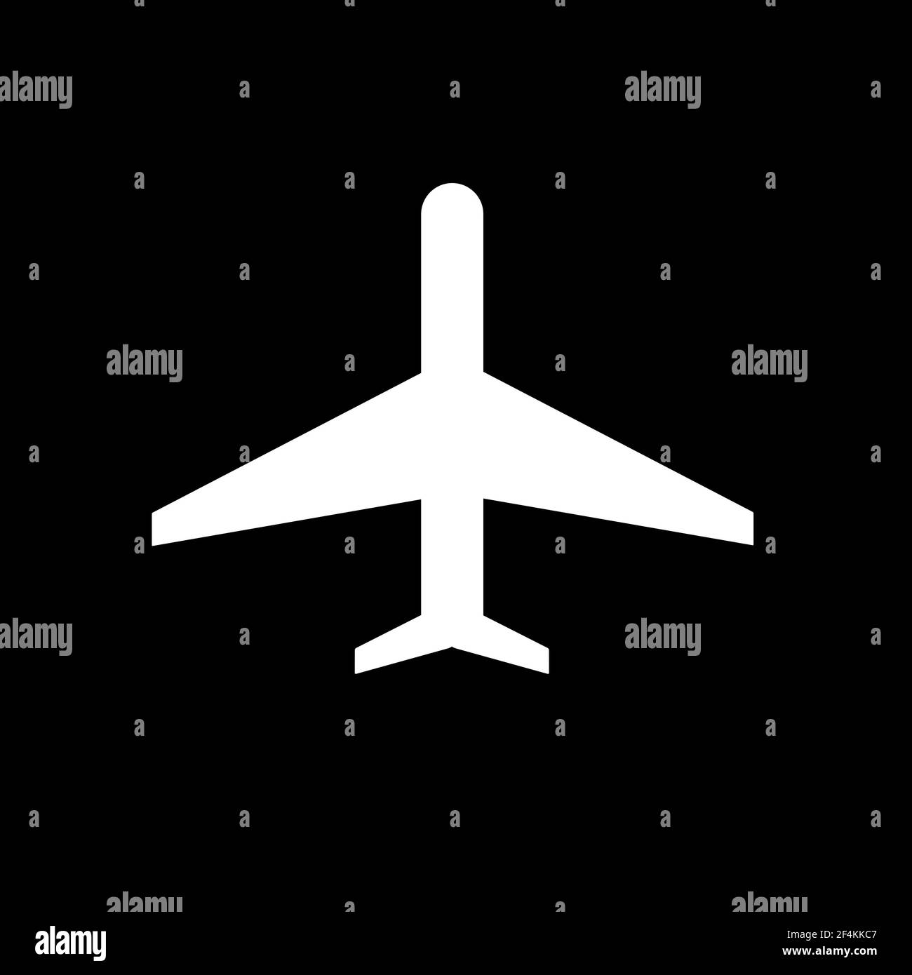 Airplane Black Background