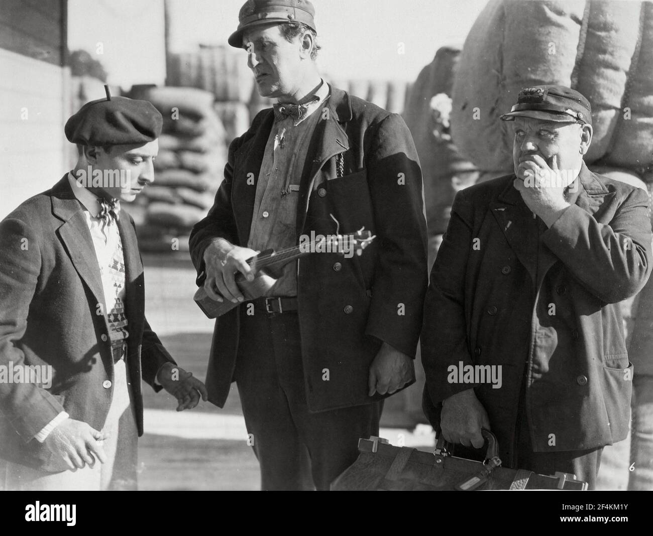 BUSTER KEATON and ERNEST TORRENCE in STEAMBOAT BILL JR. (1928 ...