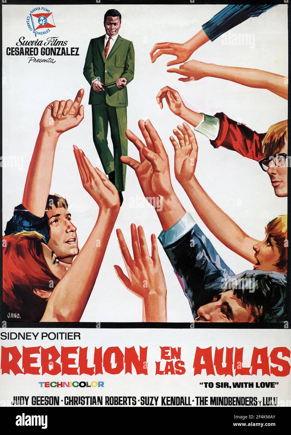 TO SIR, WITH LOVE (1967), directed by JAMES CLAVELL. Credit: COLUMBIA ...