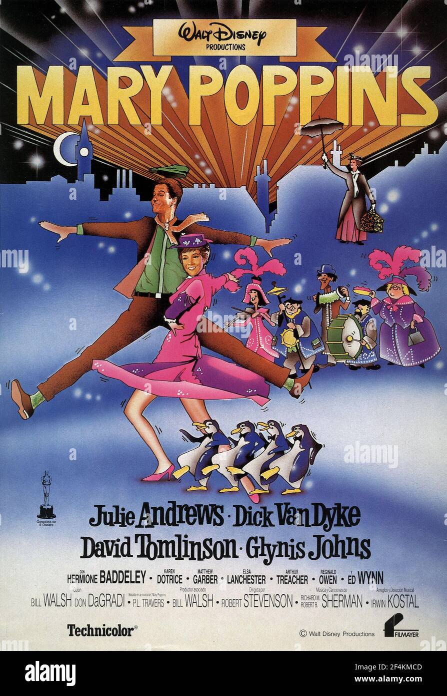 MARY POPPINS (1964), directed by ROBERT STEVENSON. Credit: WALT DISNEY ...