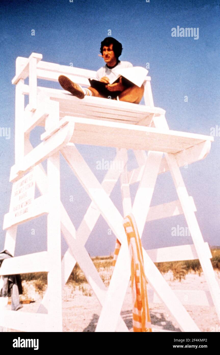 STEVEN SPIELBERG in JAWS (1975), directed by STEVEN SPIELBERG. Credit ...