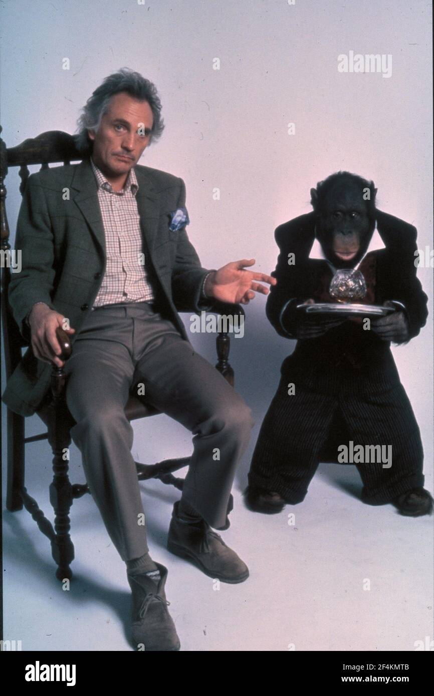 TERENCE STAMP in LINK (1986), directed by RICHARD FRANKLIN. Credit ...