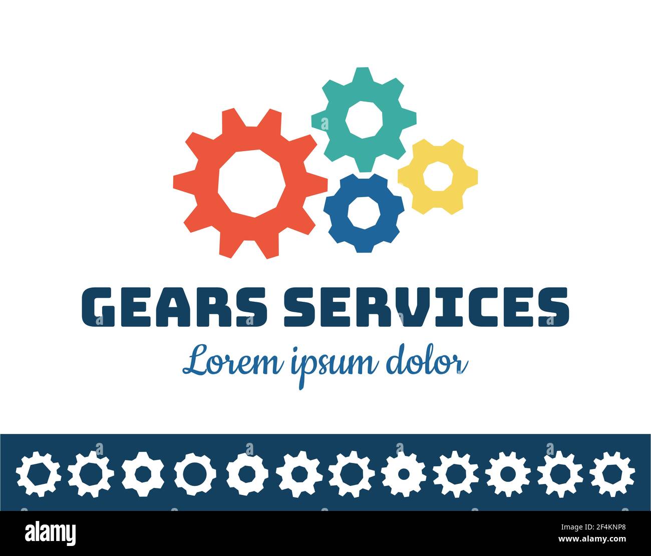 Gears logo. Suitable vector for factory - industrial -technology ...