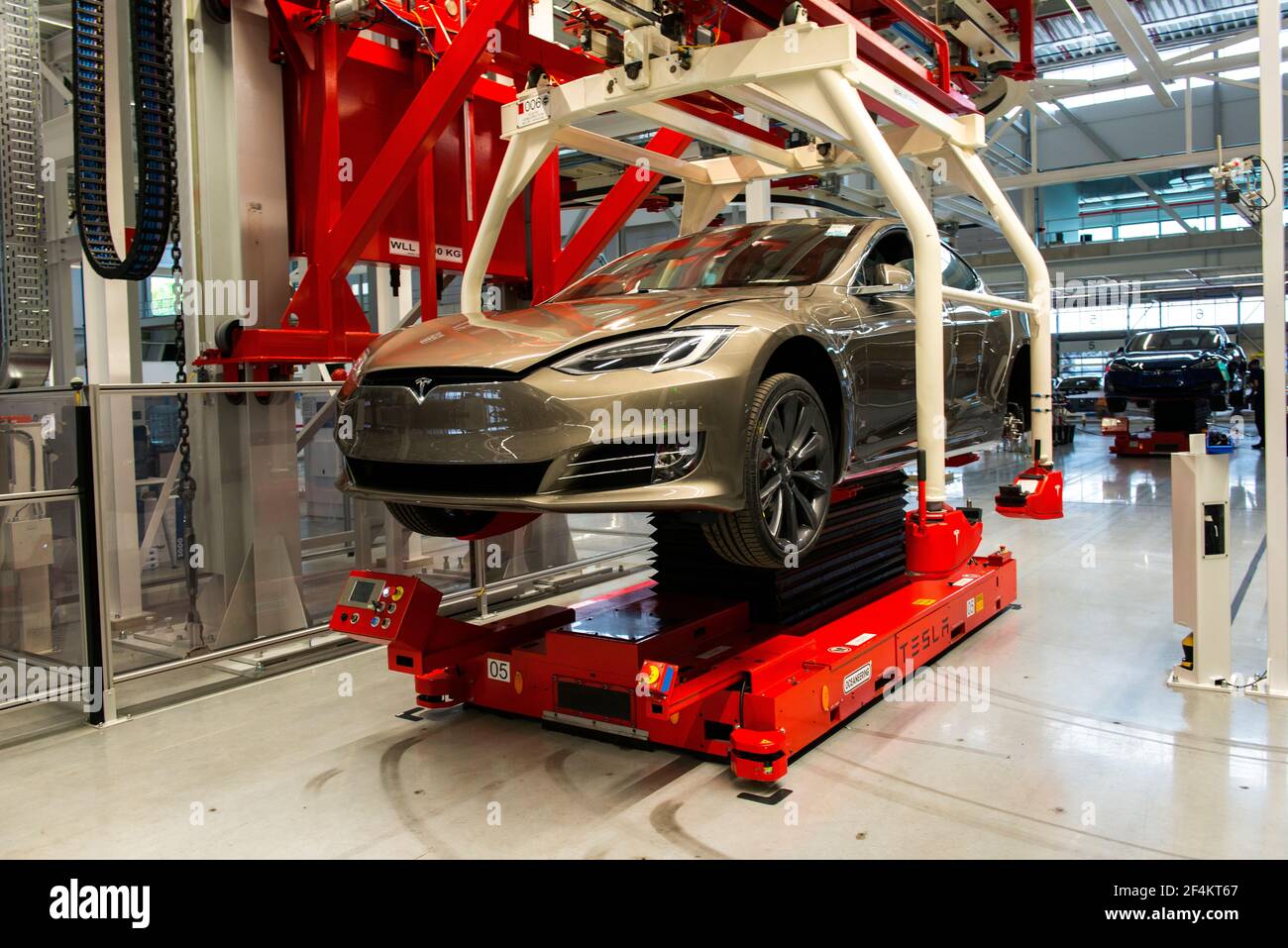 Tilburg, Netherlands. The electrical and environmental friendly Tesla ...