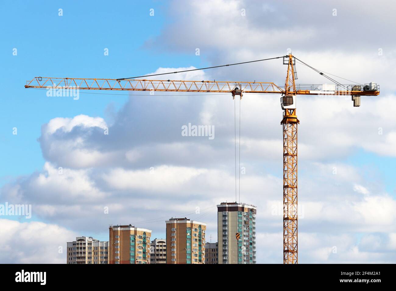 Tall white crane hi-res stock photography and images - Alamy