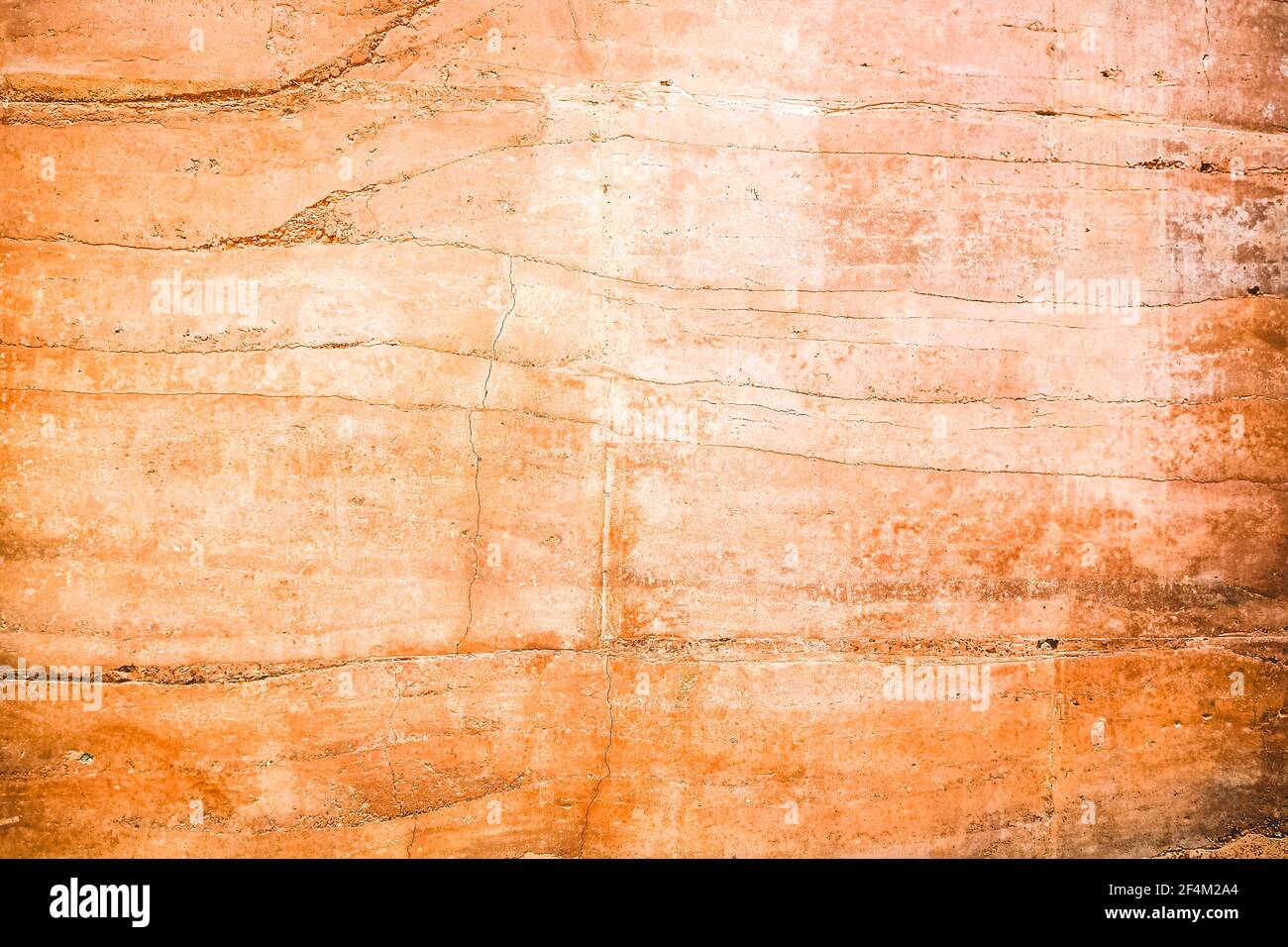 Abstract nature Soil patterned layer of clay soil for the background ...