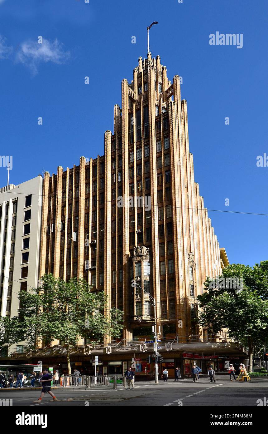 Melbourne, VIC, Australia - November 03, 2017: Unidentified people and ...