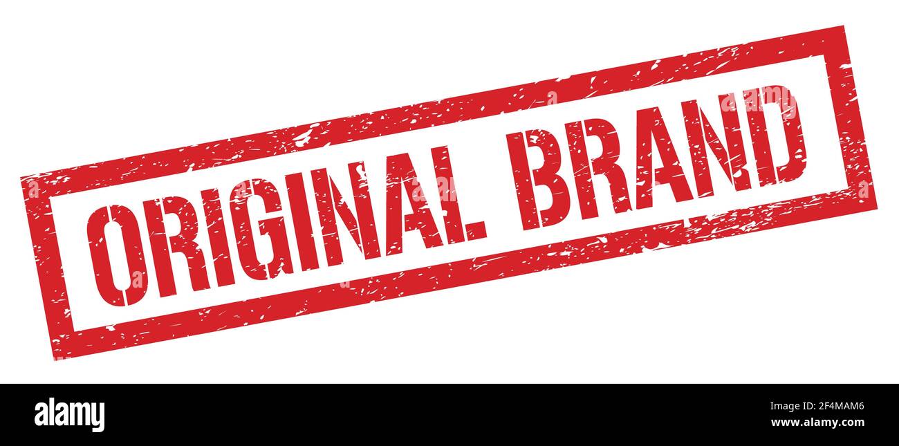 Original brand word hi-res stock photography and images - Alamy