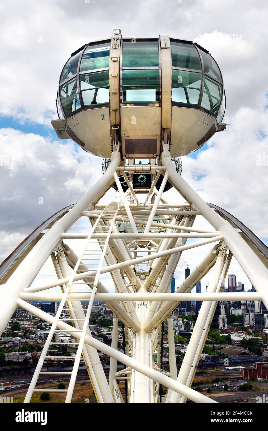 Melbourne, VIC, Australia - November 03, 2017: Transport cabin of ...