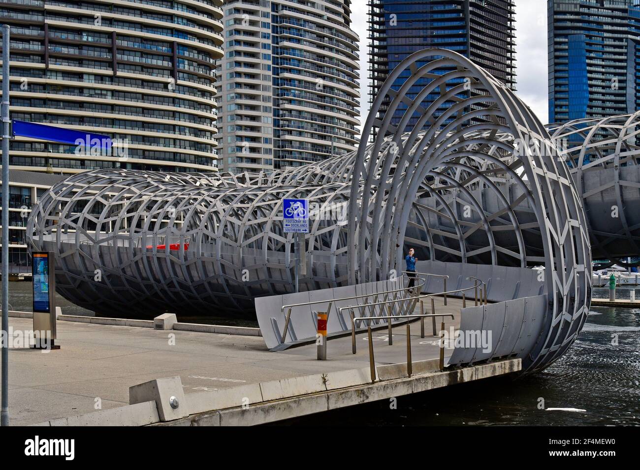 Webb Bridge Melbourne Victoria Australia High Resolution Stock ...