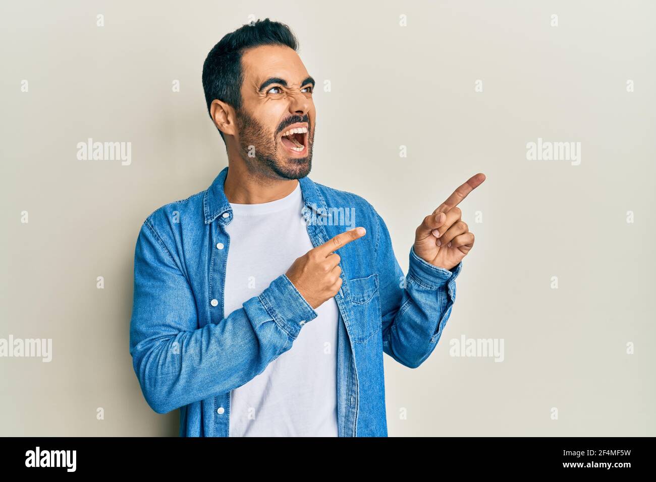Angry point beard strong hi-res stock photography and images - Alamy
