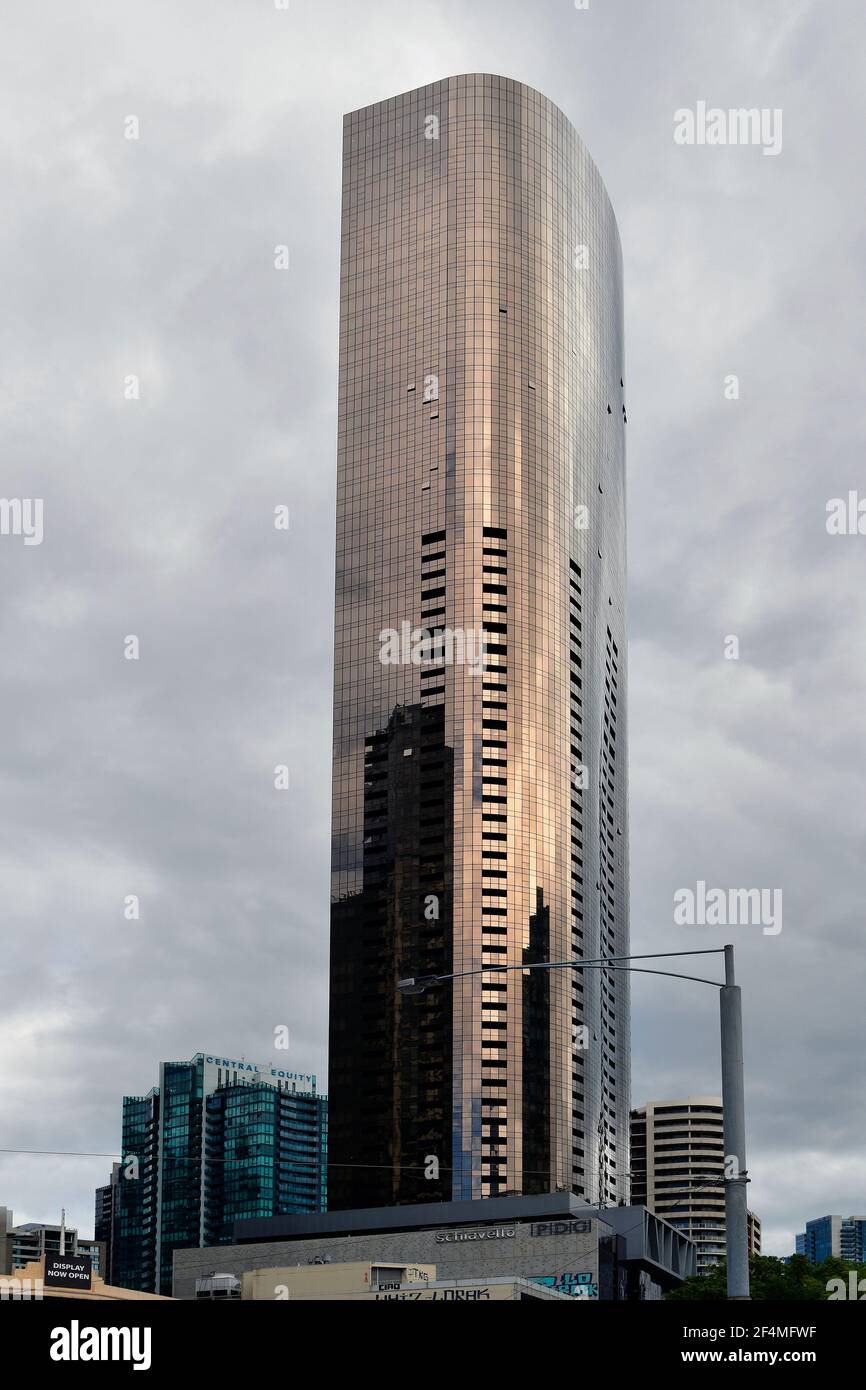 Melbourne, VIC, Australia - November 03, 2017: Skyscraper of the Crown ...