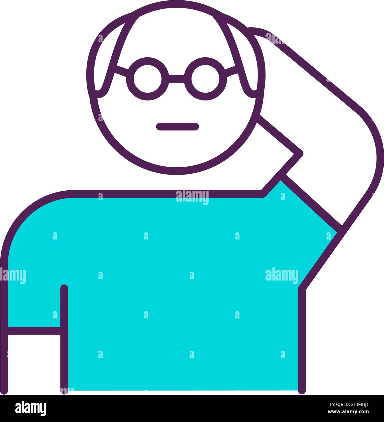 Elderly logo clip art Cut Out Stock Images & Pictures - Alamy