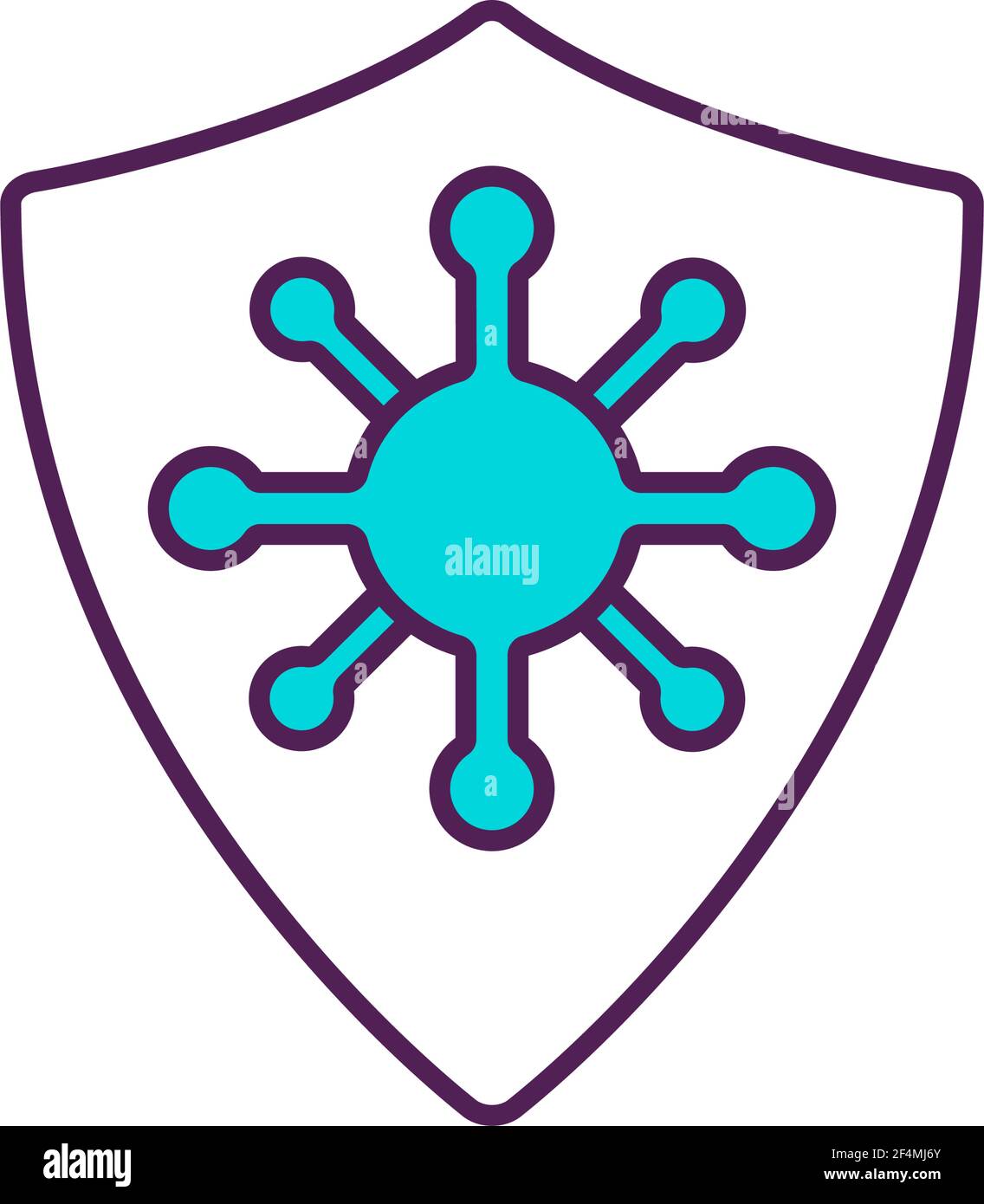 Disease prevention RGB color icon Stock Vector Image & Art - Alamy