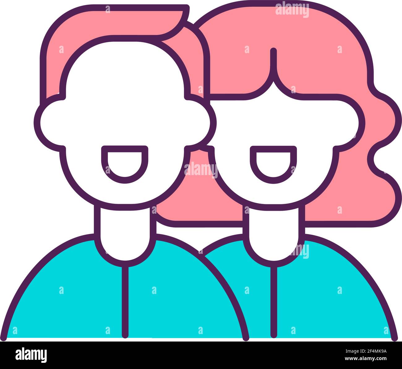 Gender responsive approach RGB color icon Stock Vector Image & Art - Alamy