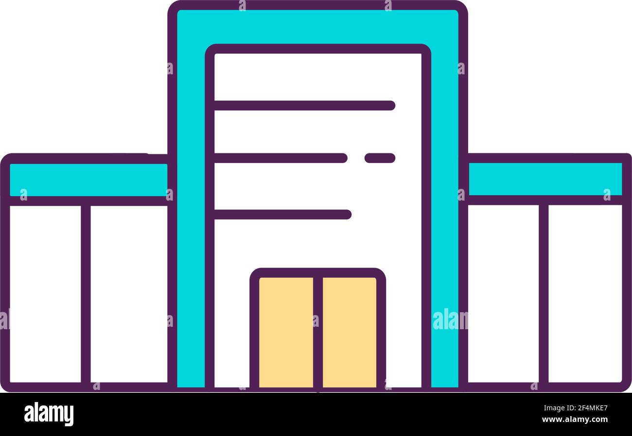 Vaccination center RGB color icon Stock Vector Image & Art - Alamy