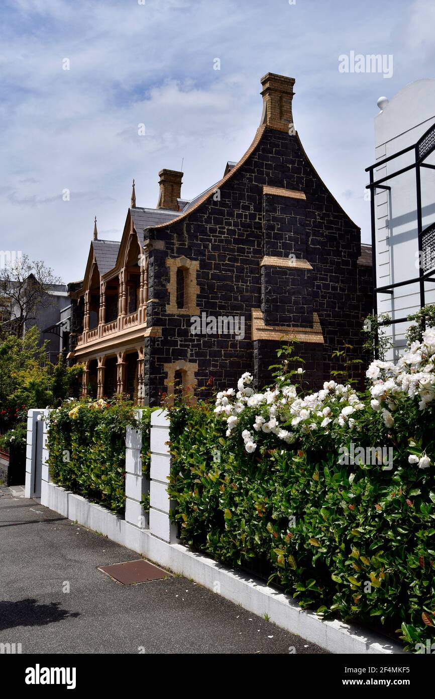 Melbourne, VIC, Australia - November 05, 2017: Residential building in ...