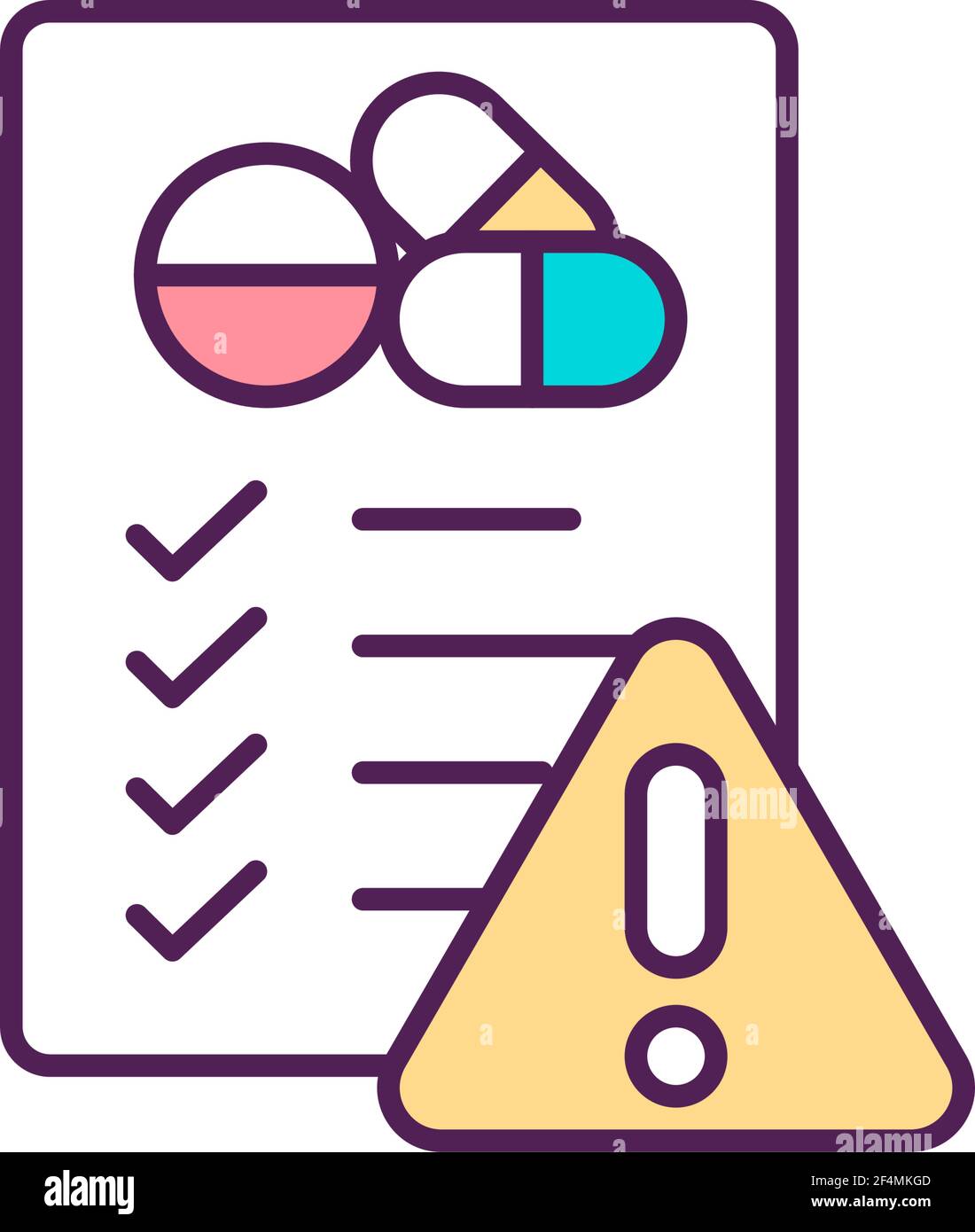 Medication misuse Stock Vector Images - Alamy